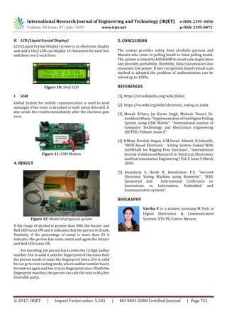 Aadhar based fully Automated EVM with High End Security Network using ...