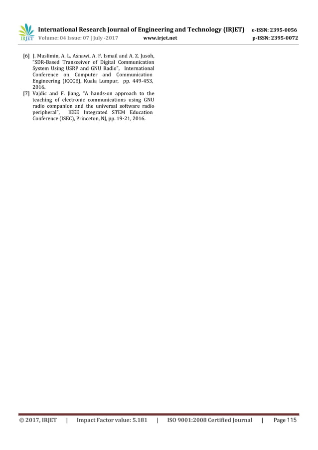 GNU Radio based Real Time Data Transmission and Reception | PDF | Digital Audio | Computer ...