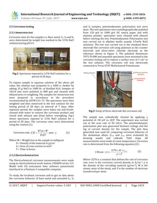 Effect of Annealing Process on the Corrosion Resistance of Aluminium 7075-T6 Alloy | PDF