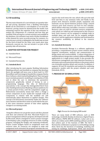 Application of BIM and Construction Process Simulation using 5D BIM for ...