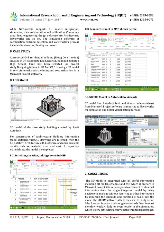 Application of BIM and Construction Process Simulation using 5D BIM for ...