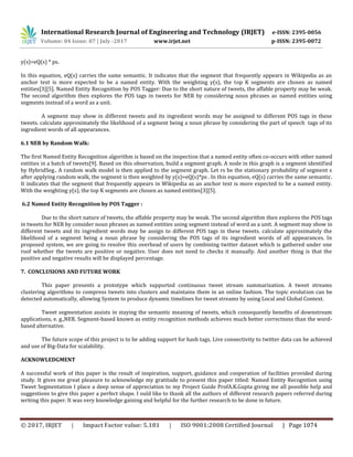 Named Entity Recognition using Tweet Segmentation | PDF