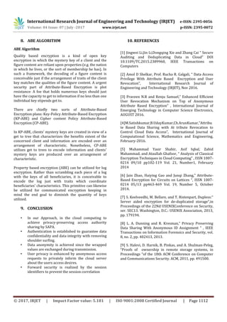 Privacy Preserving in Authentication Protocol for Shared Authority Based Cloud Computing | PDF