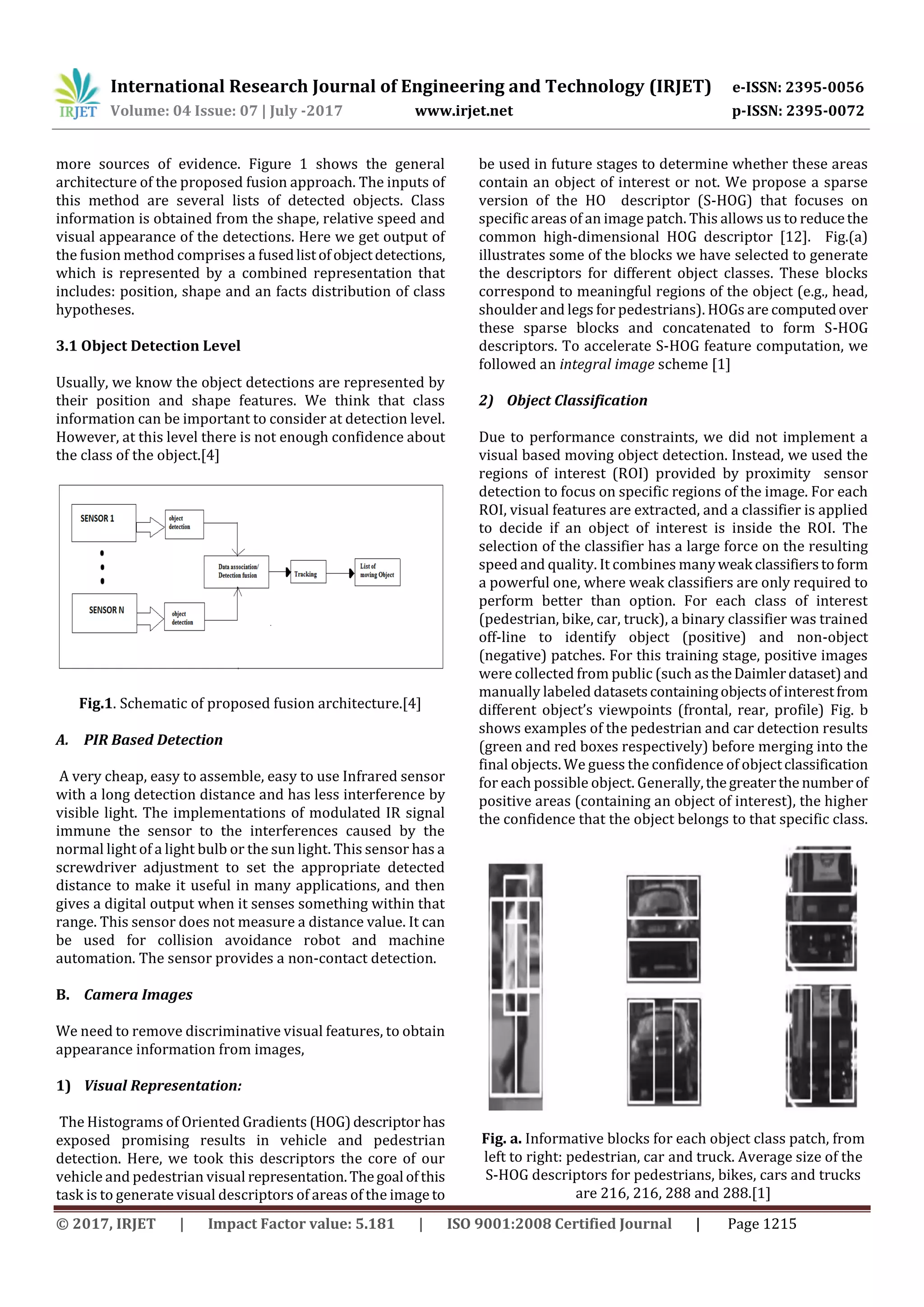 Multiple Sensor Fusion for Moving Object Detection and Tracking | PDF