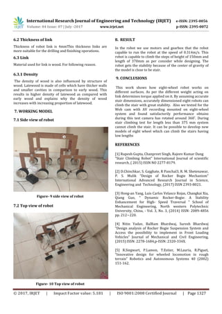 Design and Fabrication of Staircase Climbing Robot | PDF