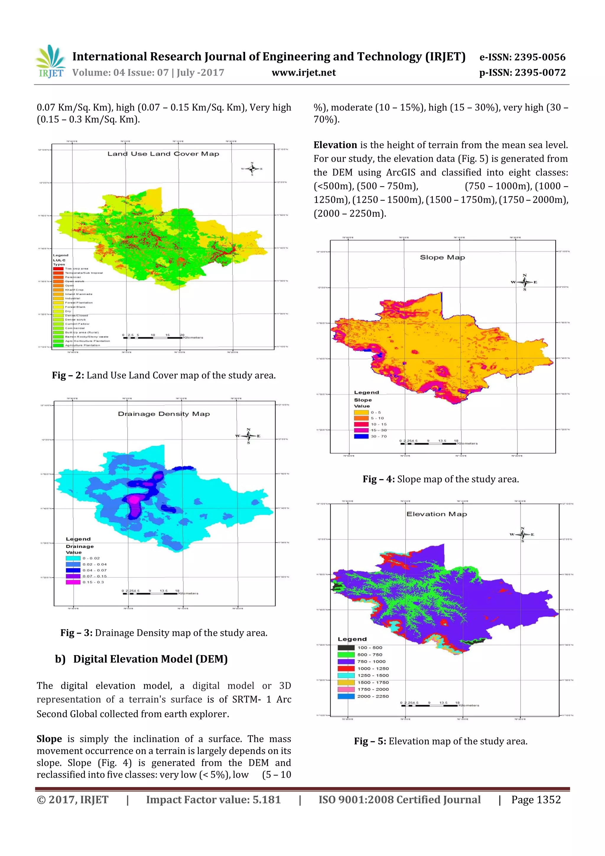 Hazard Mapping of Landslide Vulnerable Zones in a Rainfed Region of ... Hazard Mapping of Landslide Vulnerable Zones in a Rainfed Region of ...