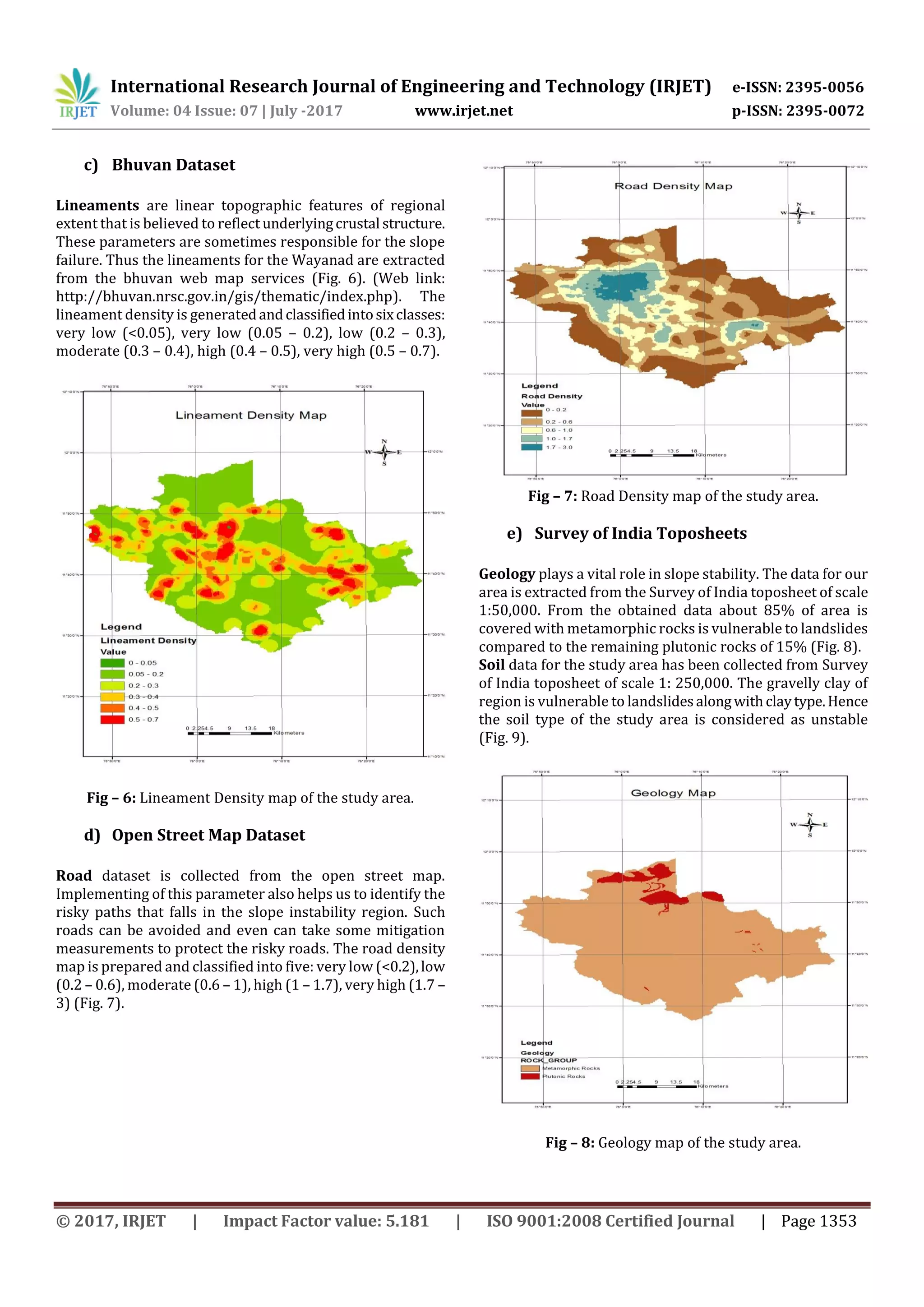 Hazard Mapping of Landslide Vulnerable Zones in a Rainfed Region of ...