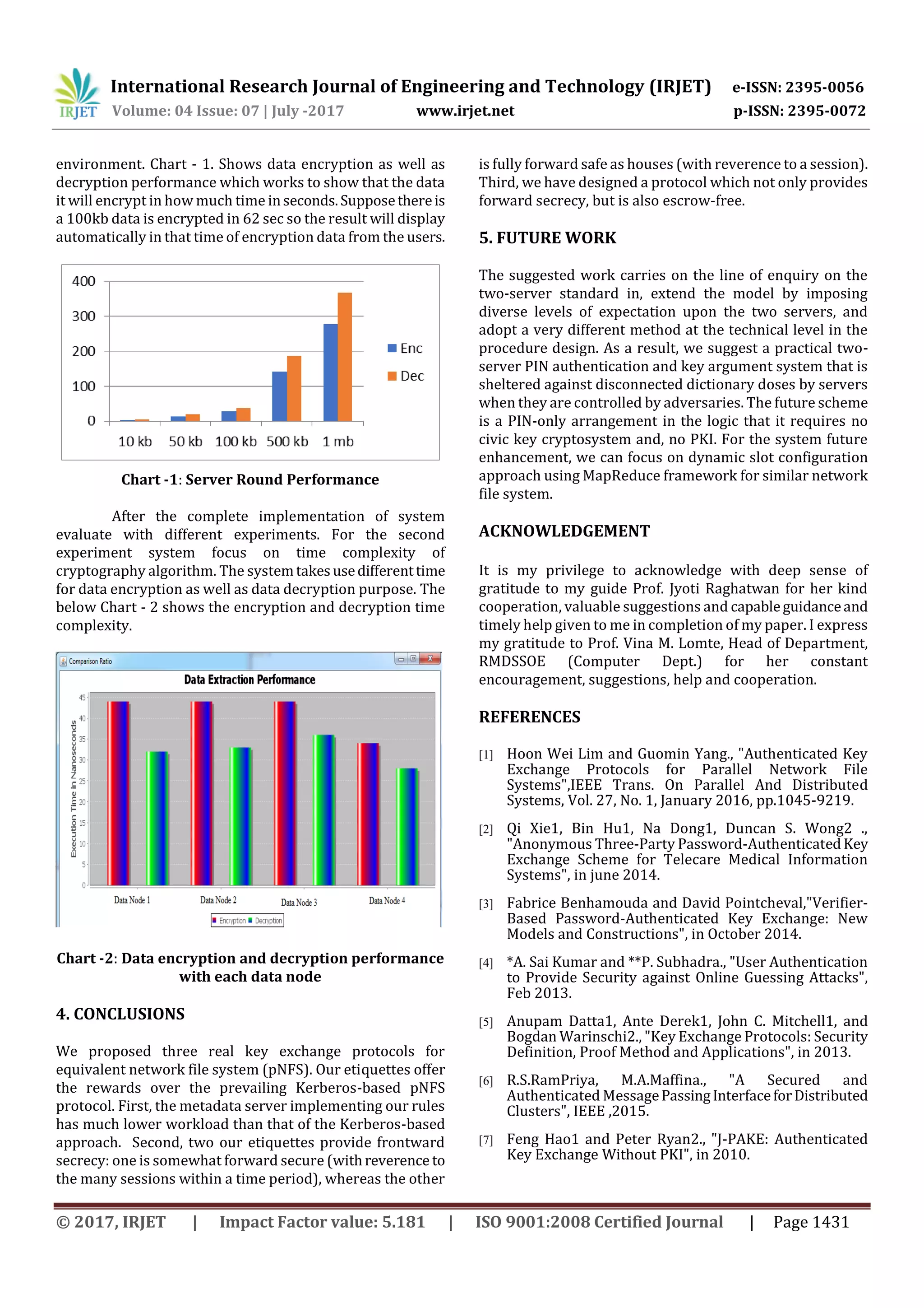 Multi-Server Authentication Key Exchange Approach in BIGDATA Environment | PDF