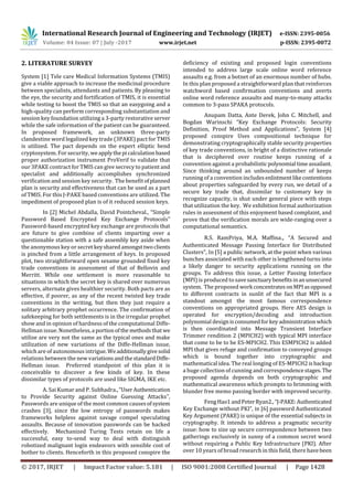 Multi-Server Authentication Key Exchange Approach in BIGDATA Environment | PDF | Computer ...