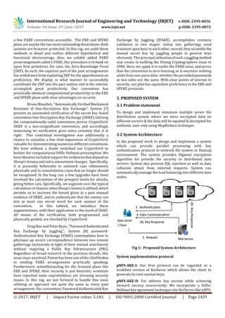 Multi-Server Authentication Key Exchange Approach in BIGDATA Environment | PDF | Computer ...