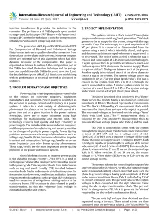 Compensation of Balanced and Unbalanced Voltage Disturbance using SRF ...