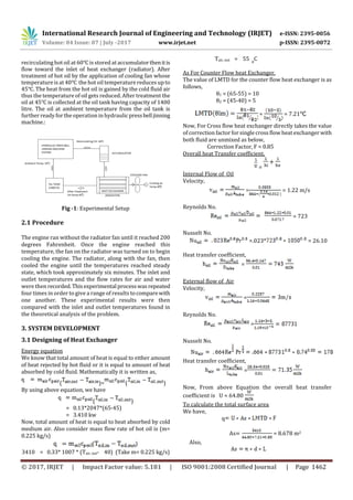 Design and Thermal Analysis of Hydraulic Oil Cooler by using Computational Fluid Dynamics (CFD ...