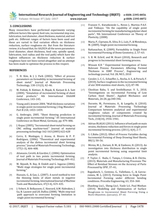 A Review on Computer Aided Manufacturing Factors Affecting Reduction of Surface Roughness and ...
