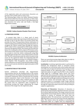 Automatic Number Plate Recognition and IoT Based Vehicle Tracking | PDF | Auto Navigation ...