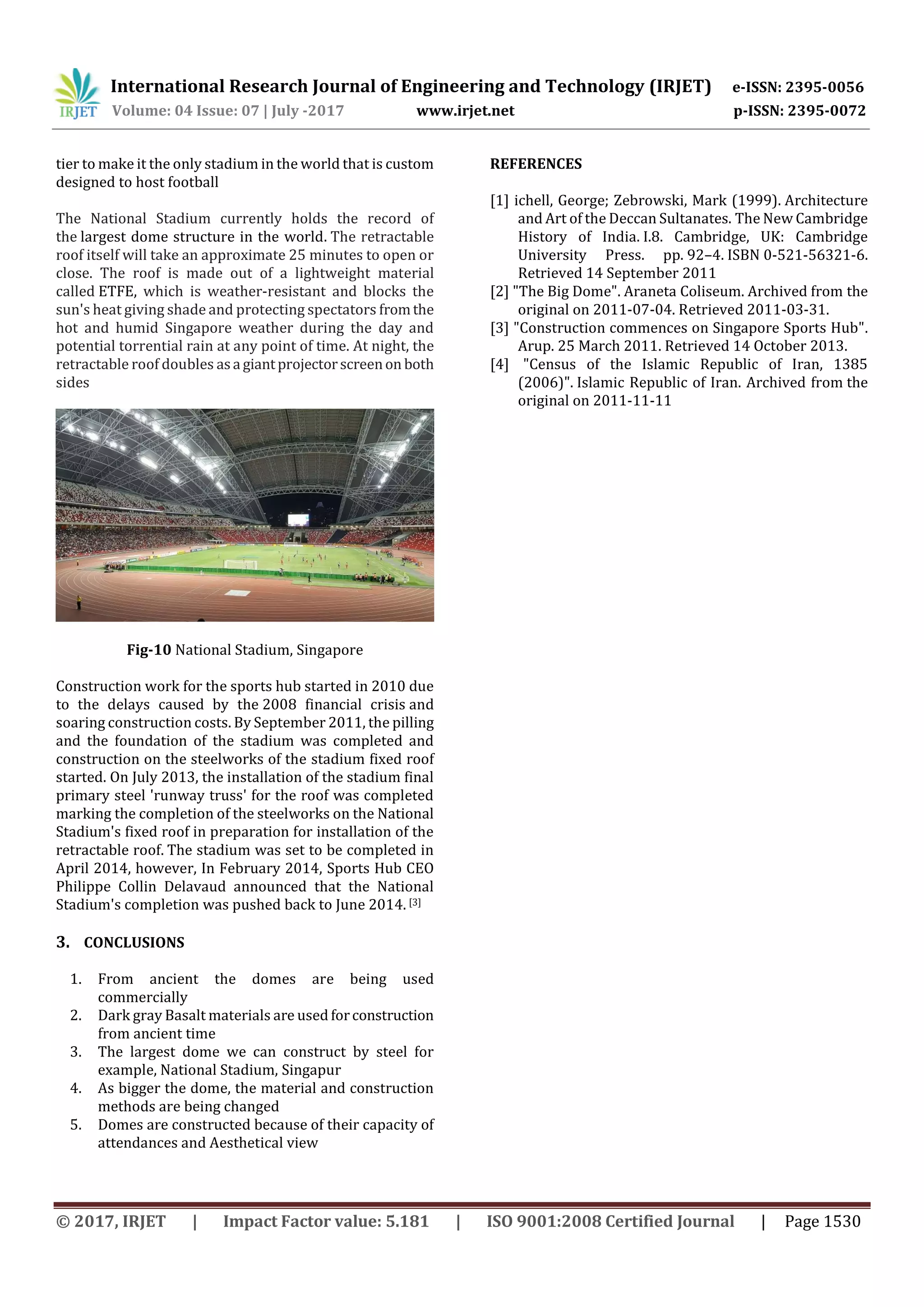 Historical Survey on Asian Dome Structures | PDF