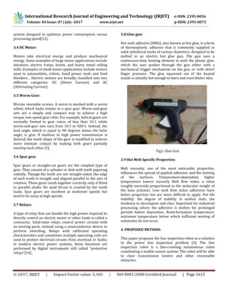 Power Line Fault Detection and Rectification using Robot | PDF