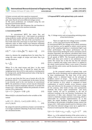 Performance Improvement with Model Predictive Torque Control of IM ...