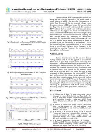 Performance Improvement with Model Predictive Torque Control of IM ...