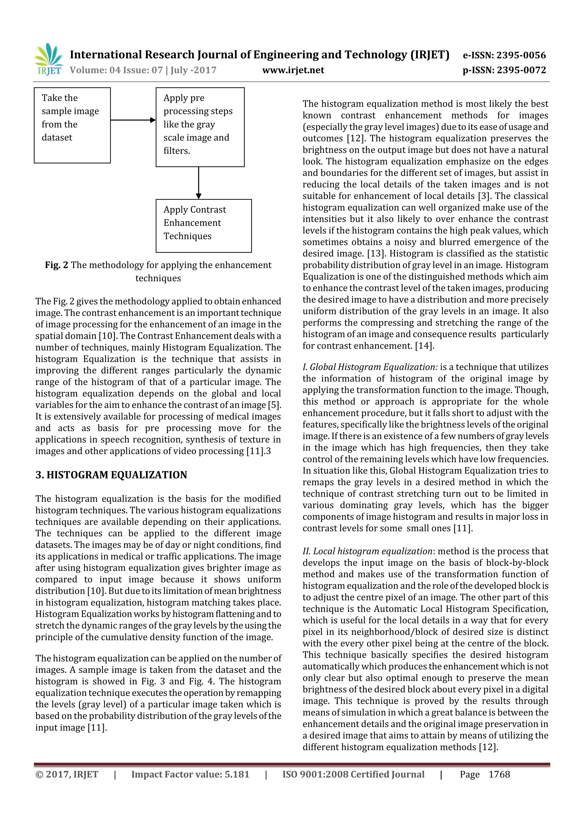 Contrast Enhancement Techniques: A Brief and Concise Review | PDF