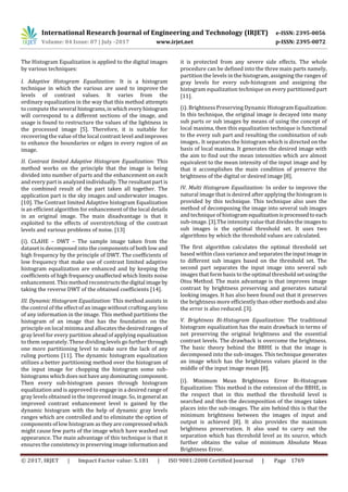 Contrast Enhancement Techniques: A Brief and Concise Review | PDF