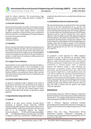 A Fusion of Statistical Distance and Signature Length Based Approach for Offline Signature ...