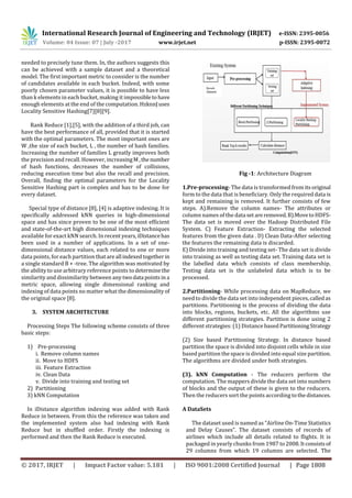 Parallel KNN for Big Data using Adaptive Indexing | PDF
