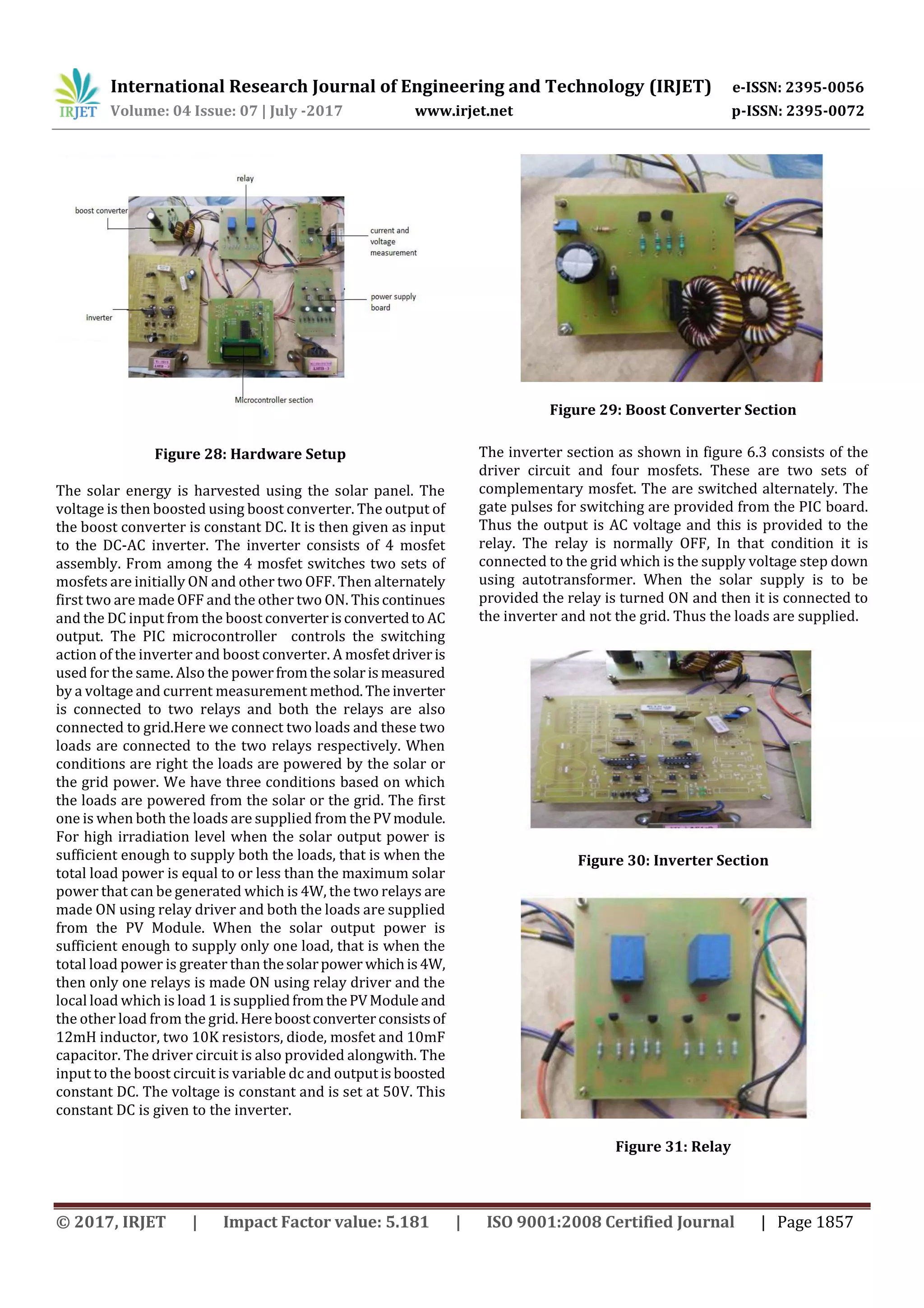 Grid Connected Photovoltaic System with Energy Management Scheme | PDF
