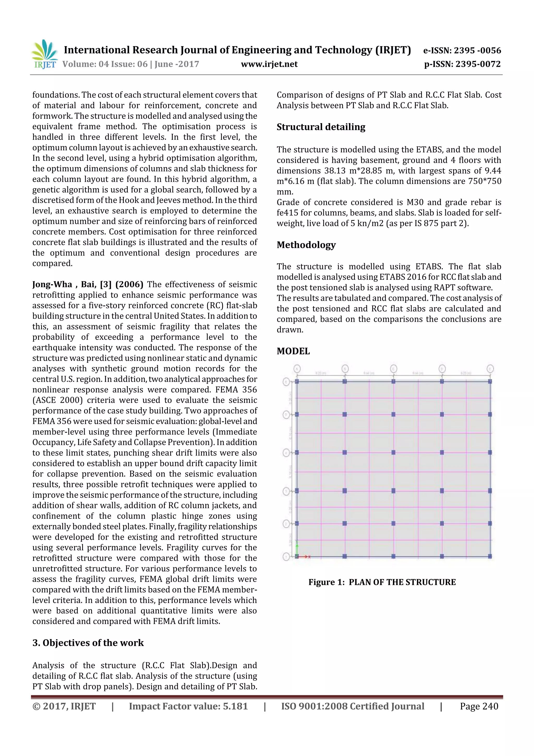 Comparative Study of Post Tensioned and RCC Flat Slab in Multi-Storey ...