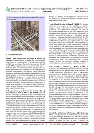 Comparative Study of Post Tensioned and RCC Flat Slab in Multi-Storey Commercial Building | PDF