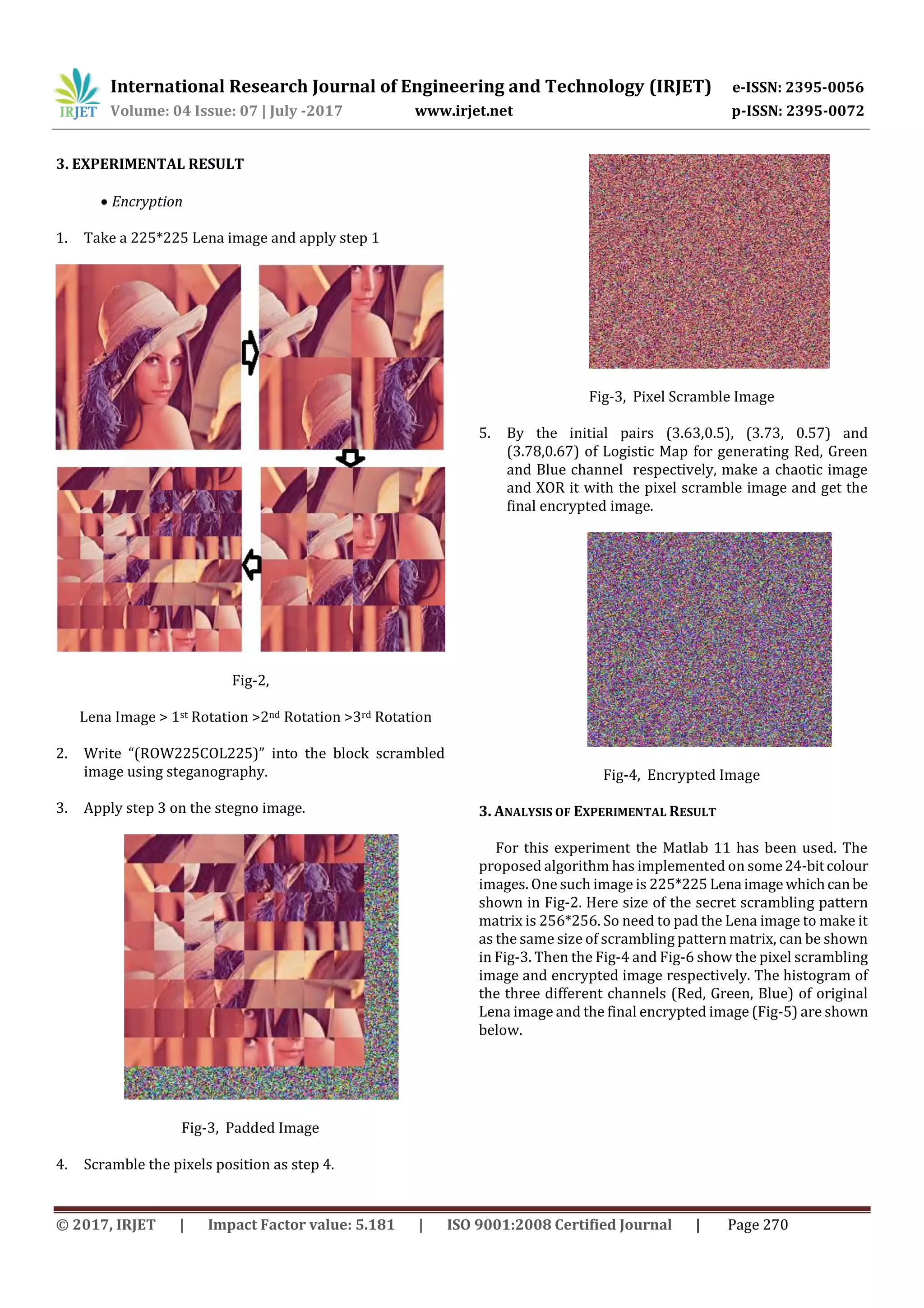A New Algorithm for Digital Colour Image Encryption and Decryption | PDF