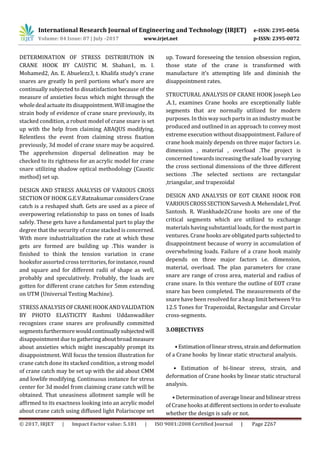 Static Structural Analysis of Crane Hook | PDF