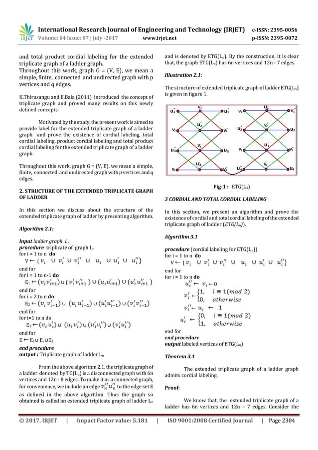 Cordial Labelings in the Context of Triplication | PDF | Science
