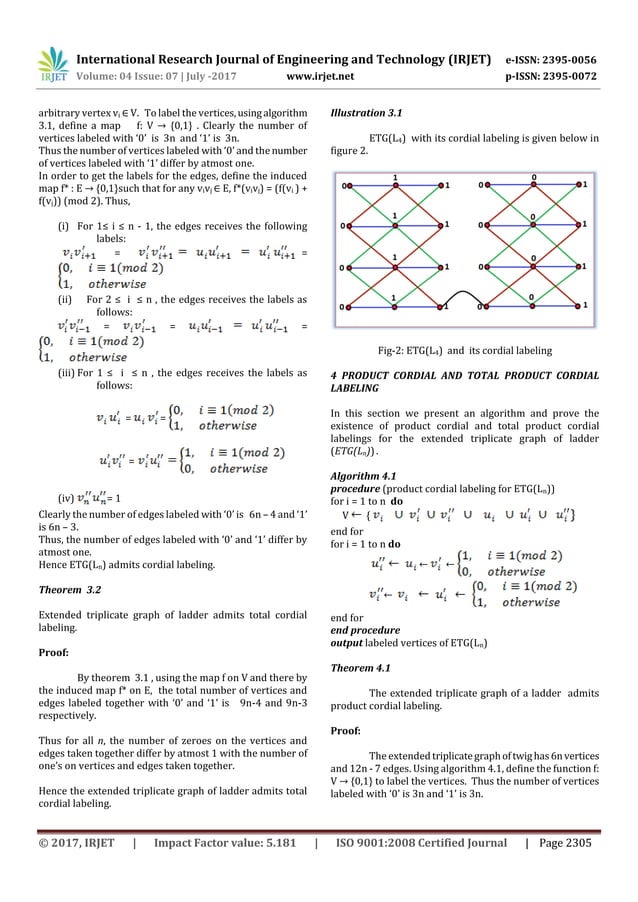 Cordial Labelings in the Context of Triplication | PDF | Science