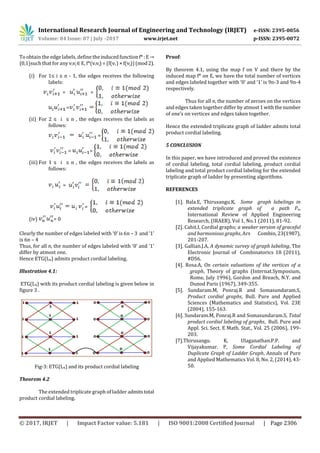 Cordial Labelings in the Context of Triplication | PDF | Science