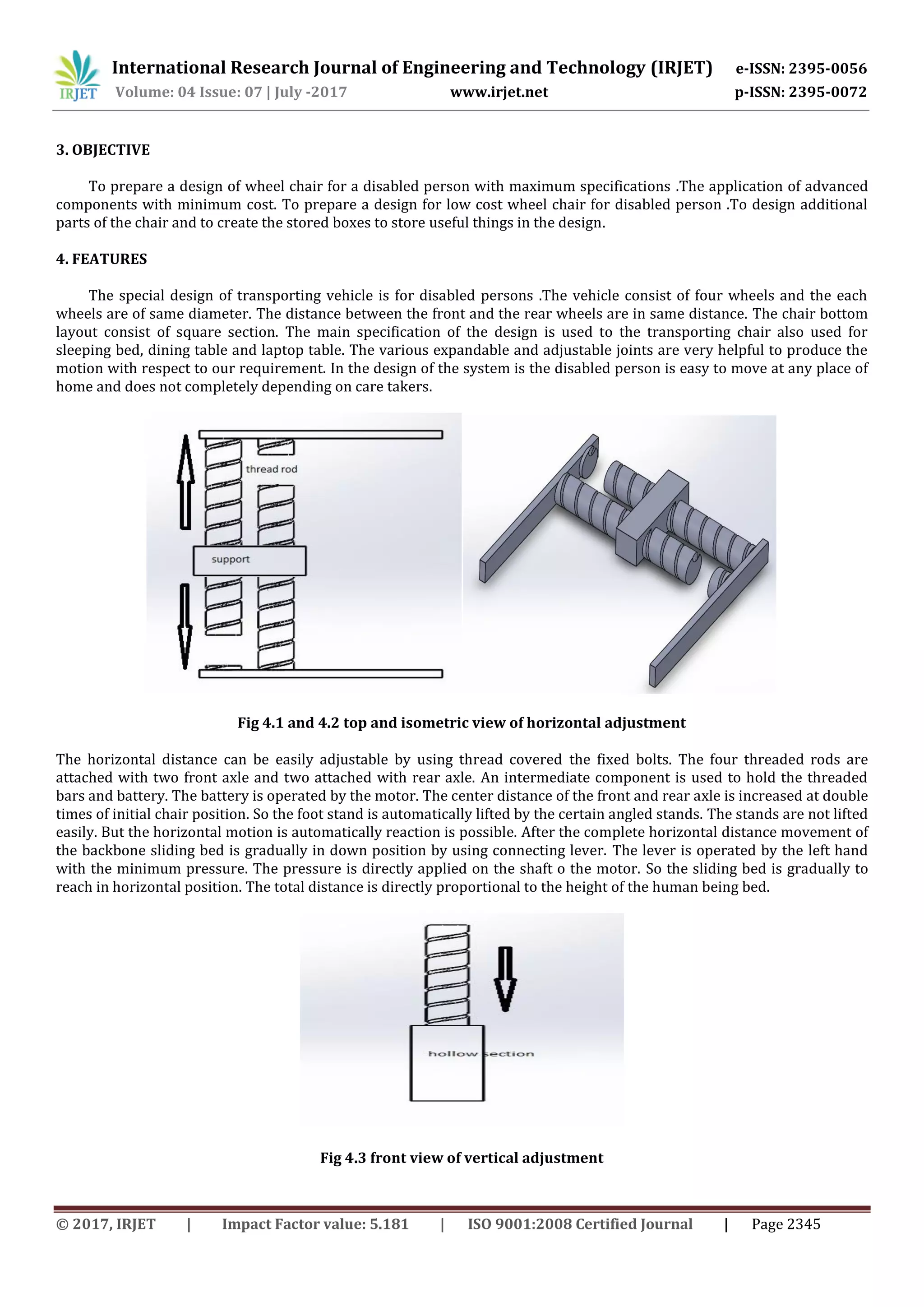 Multi Purpose Wheel Chair for Disabled Persons | PDF
