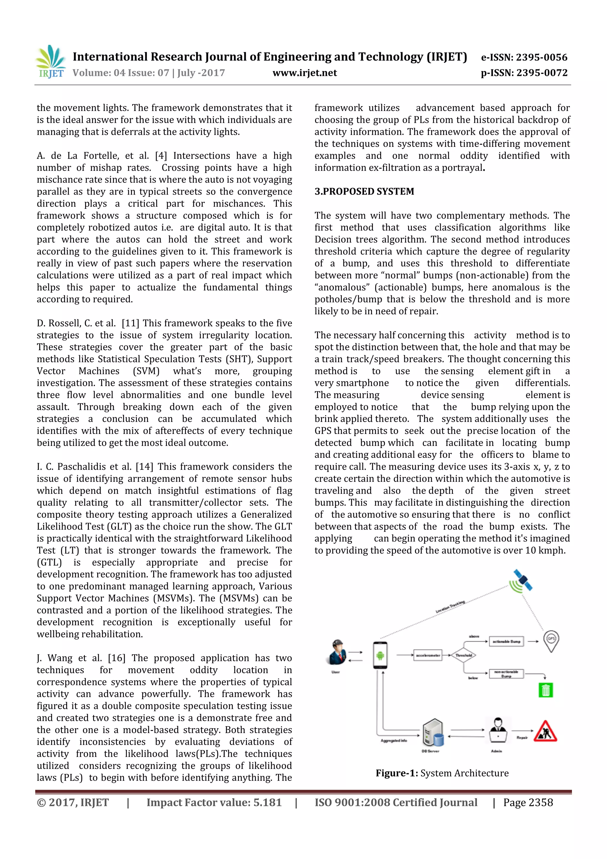 Sensor Based Detection And Classification Of Actionable And Non Actionable