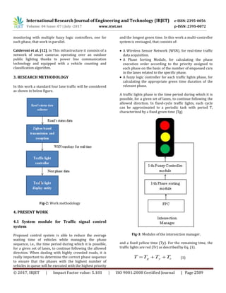 Traffic Lights Control System for Indian Cities using WSN and Fuzzy Control | PDF | Internet of ...