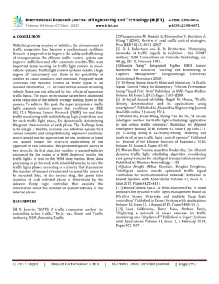 Traffic Lights Control System for Indian Cities using WSN and Fuzzy Control | PDF | Internet of ...