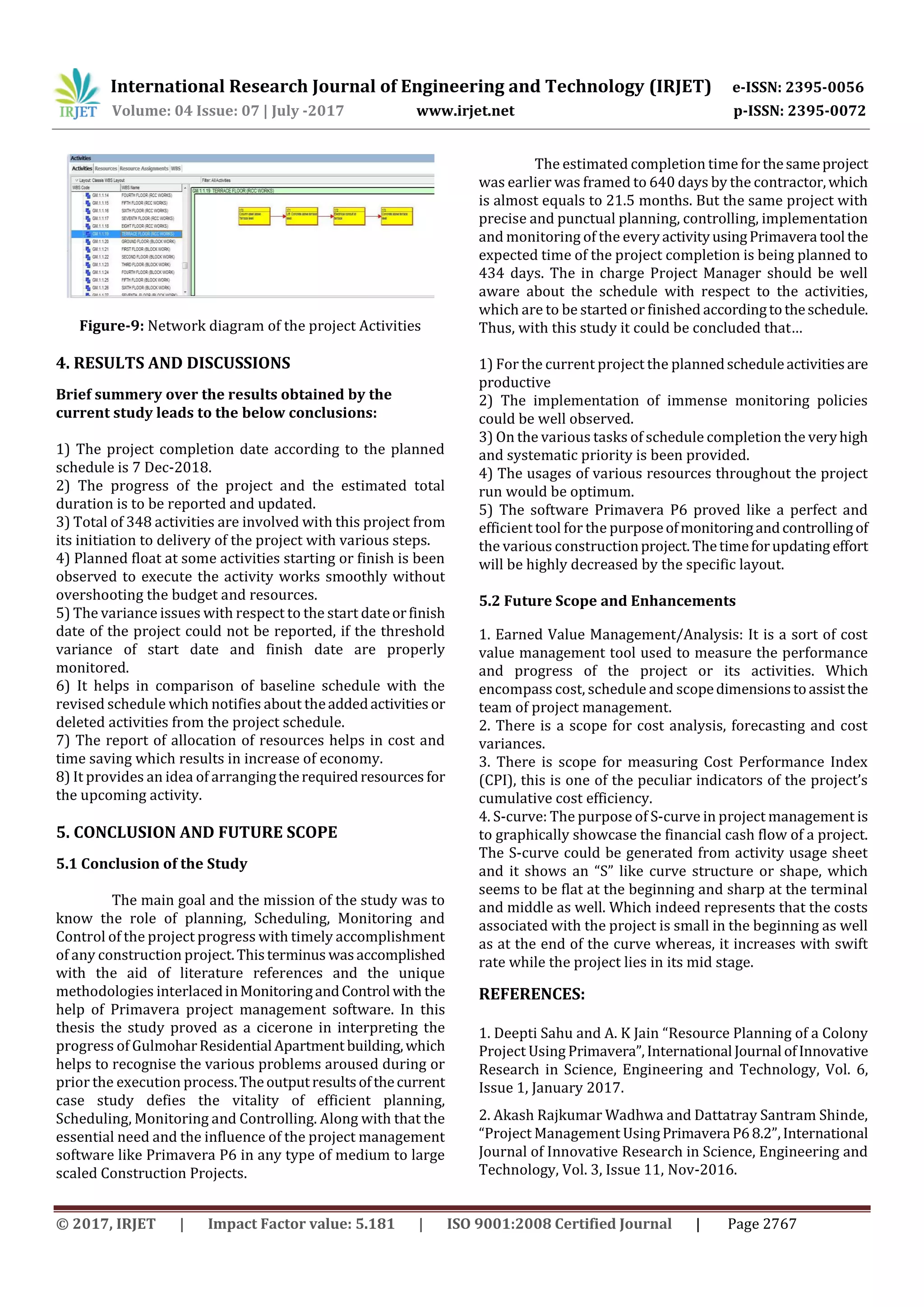 Planning, Scheduling and Allocation of Resources for Multi-Storied Structure using Oracle’s ...
