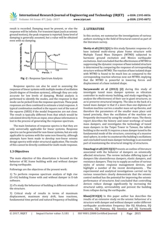 Vibration Analysis of Structure using Tune Mass Damper | PDF