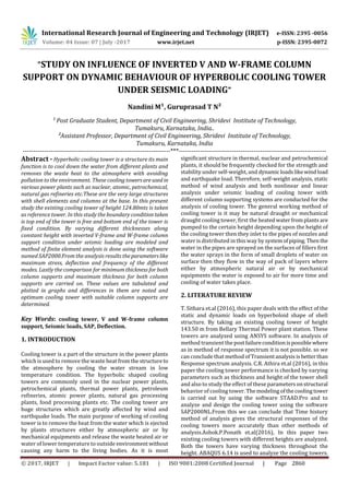 Study on Influence of Inverted V and W-Frame Column Support on Dynamic ...