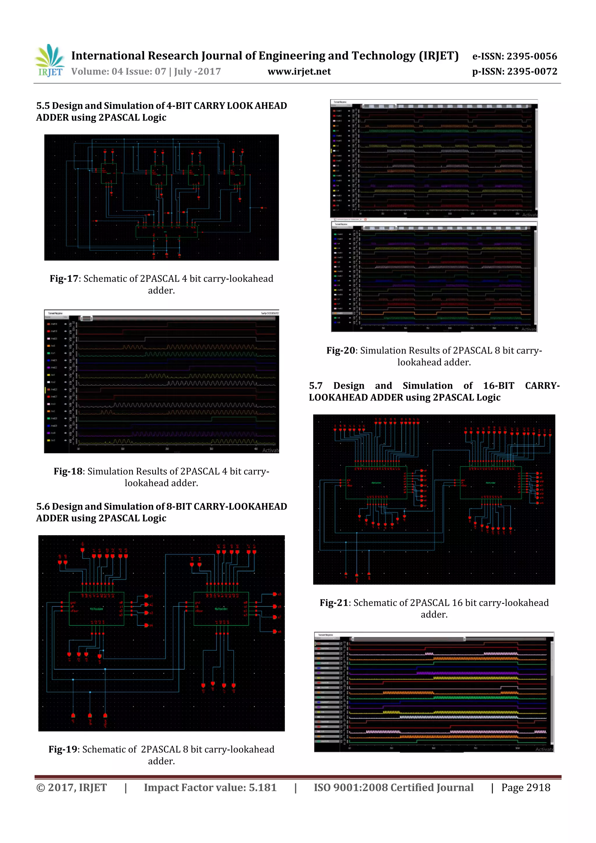 Design and Implementation of Low Power 16-bit Carry-lookahead Adder using Adiabatic Logic | PDF
