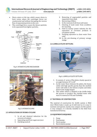 Removal of Total Suspended Solids and Turbidity by Actiflo Process ...