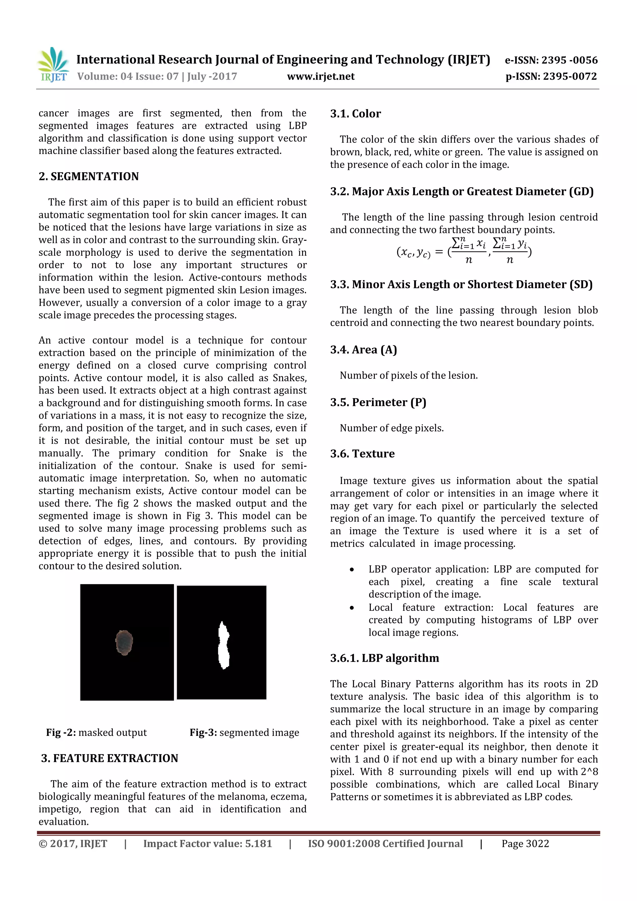 Detection of Skin Cancer using SVM | PDF