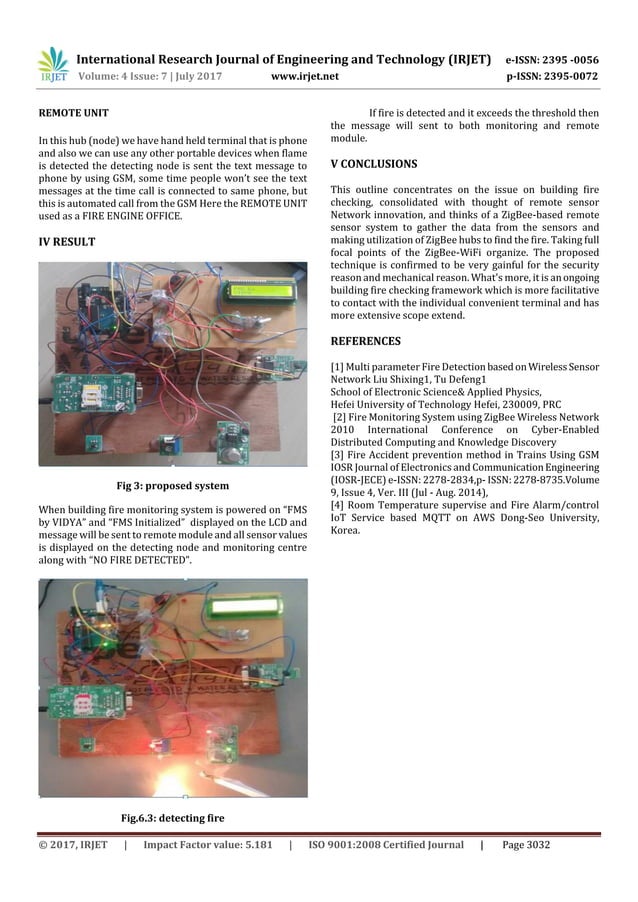The Design And Implementation Of Building Fire Monitoring System Using Zigbee Wifi Gateway Pdf