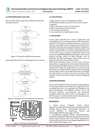 Office Automation & Attendance System using IoT | PDF