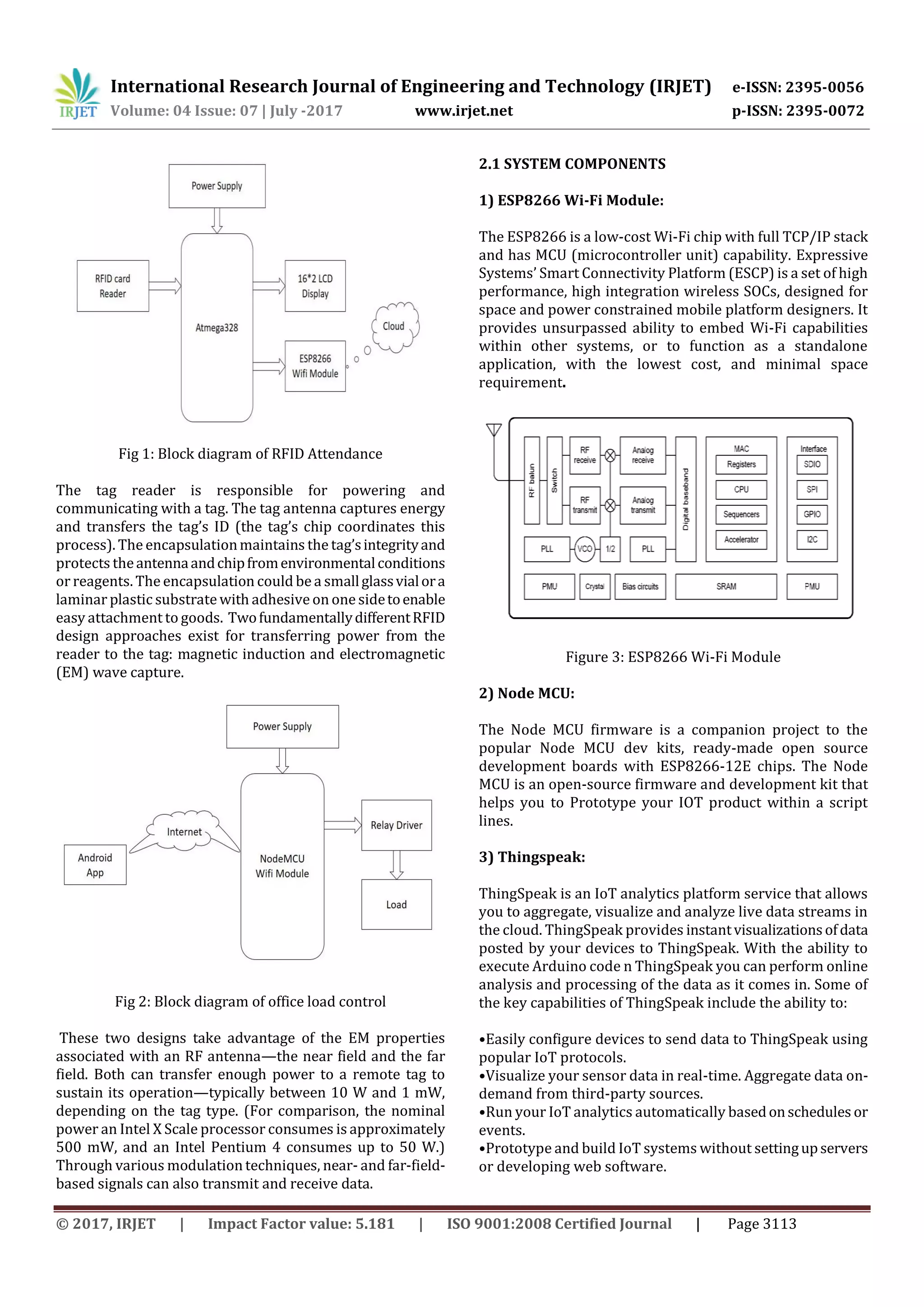 Office Automation & Attendance System using IoT | PDF