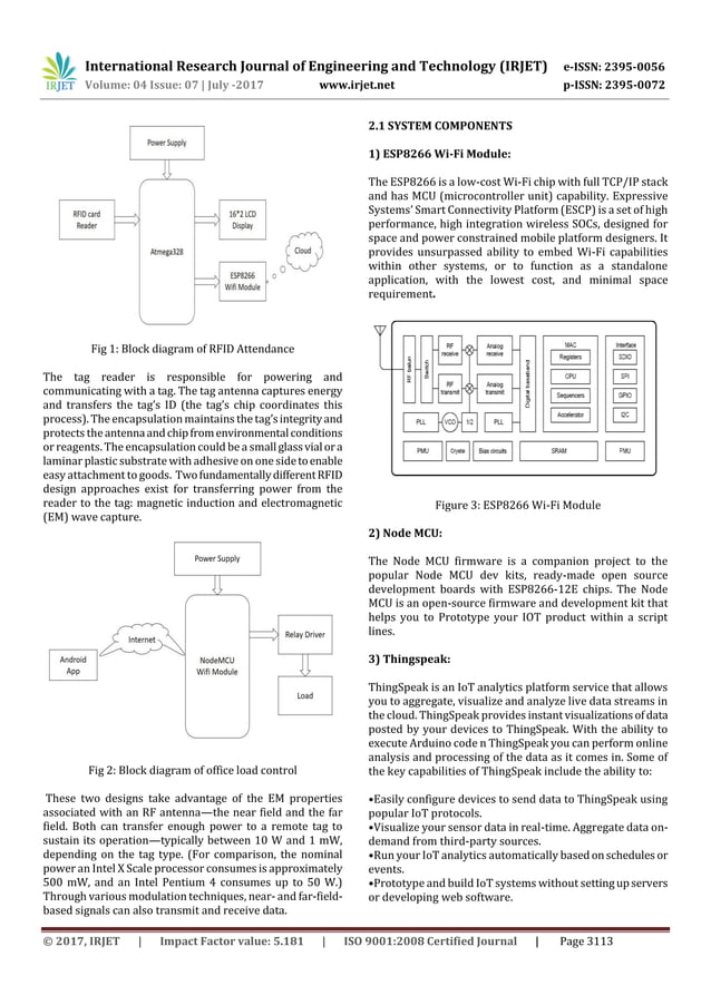 Office Automation & Attendance System using IoT | PDF