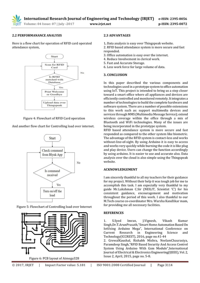 Office Automation & Attendance System using IoT | PDF