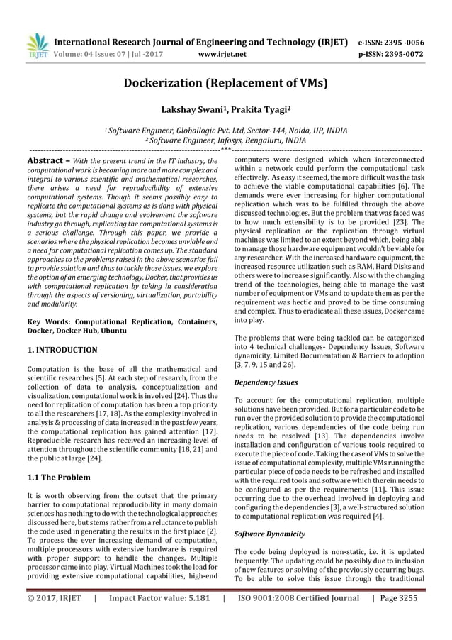 Dockerization (Replacement of VMs) | PDF